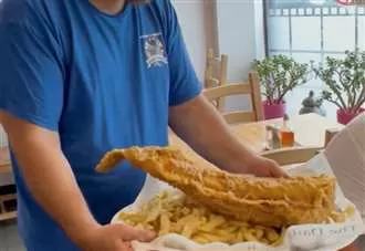 Super-sized £65 cod puts village chippy on the map as videos go viral ...